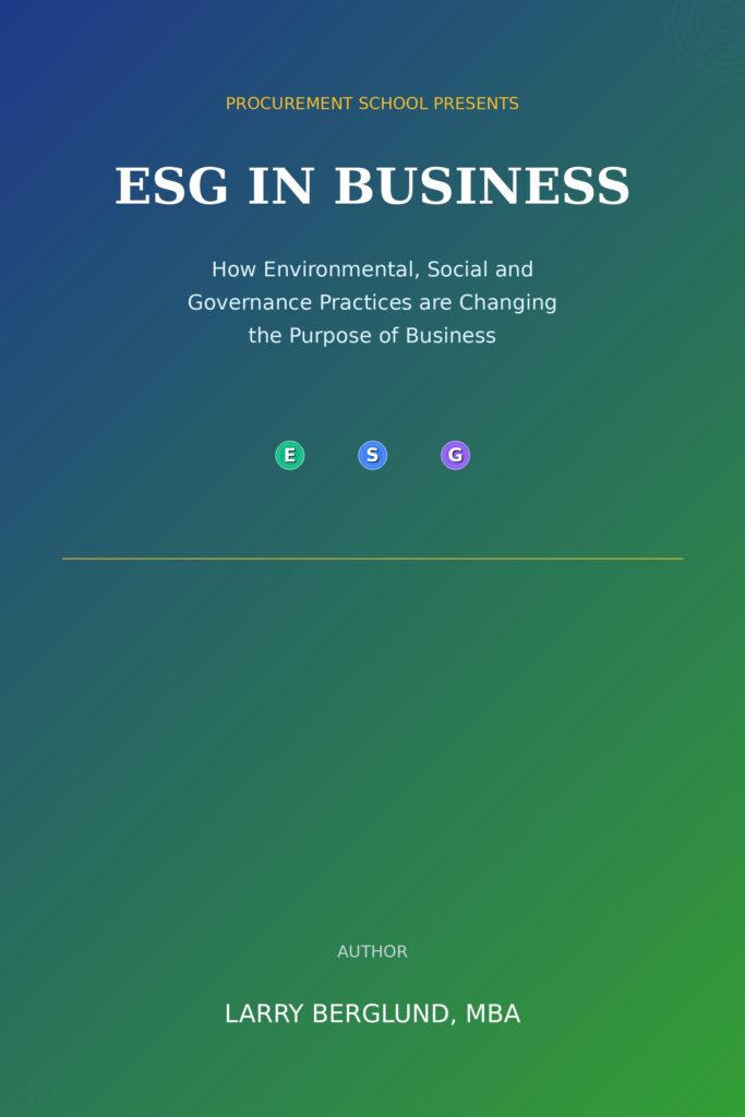 Procurement School presents ESG in Business - The Procurement School